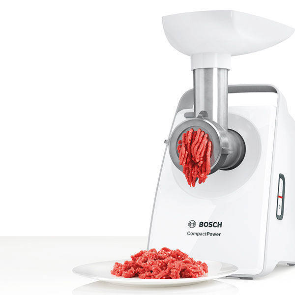 El-Iraqi Company | BOSCH MEAT MINCER COMPACT POWER 1500 WATT WHITE MFW3540W