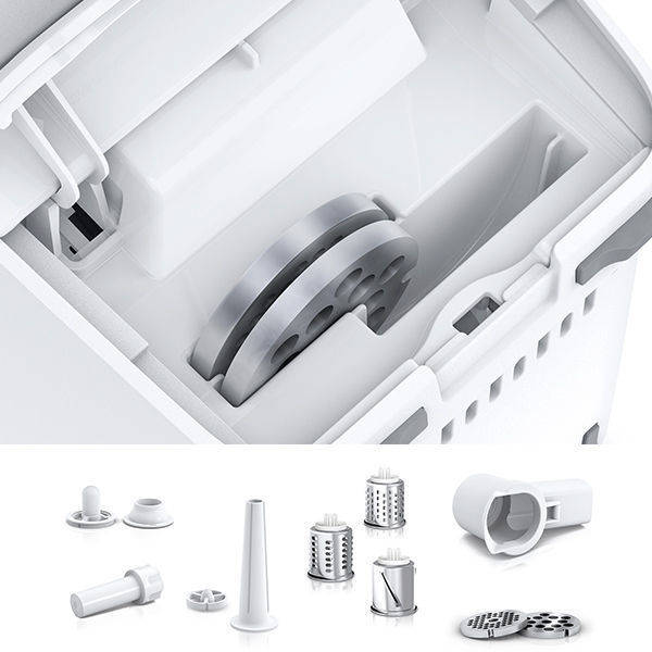 El-Iraqi Company | BOSCH MEAT MINCER COMPACT POWER 1500 WATT WHITE MFW3540W