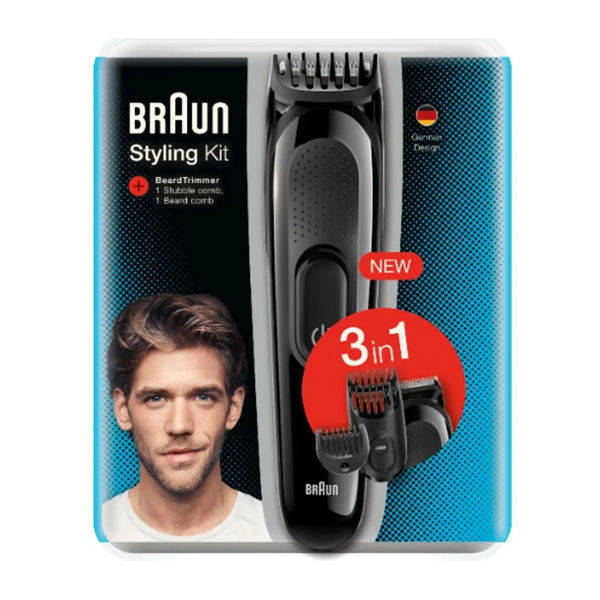 El-Iraqi Company | Braun Styling Kit 3-In-1 Trimmer For Men - SK2000