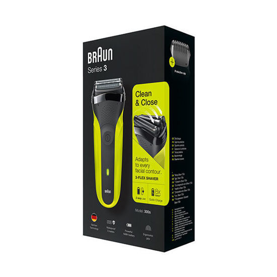 El-Iraqi Company | Braun Series 3 Rechargeable Electric Shaver Black - 300s