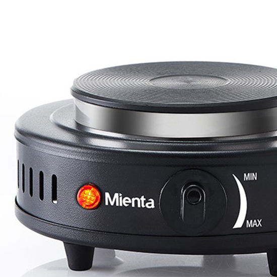 El-Iraqi Company | Mienta Portable hot plate Petite Flame 500 W Black ...