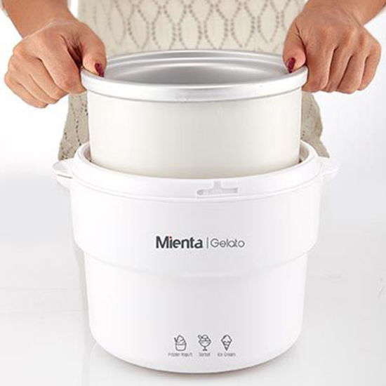 El-Iraqi Company | Mienta Ice Cream Maker Gelato 1 L White - IM48133A