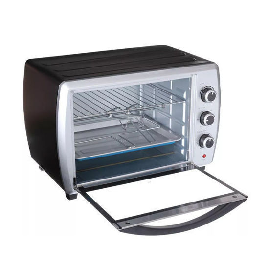 El-Iraqi Company | Akai Electric Oven with Grill 38 Liters Silver/Black ...