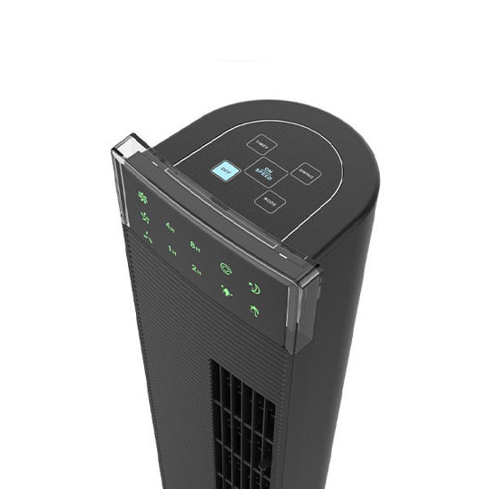 El-Iraqi Company | TORNADO Tower Fan, 3 Speeds, Remote, Black - TTF-65