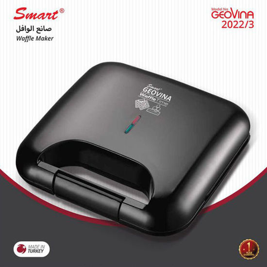 El-Iraqi Company | Geovina 2022/3 Waffle Maker- 750 W - Black