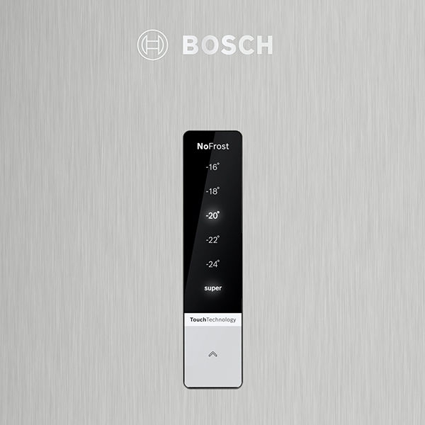 El-Iraqi Company | Bosch Lotus Free Standing Fridge 365 L No Frost Inox ...