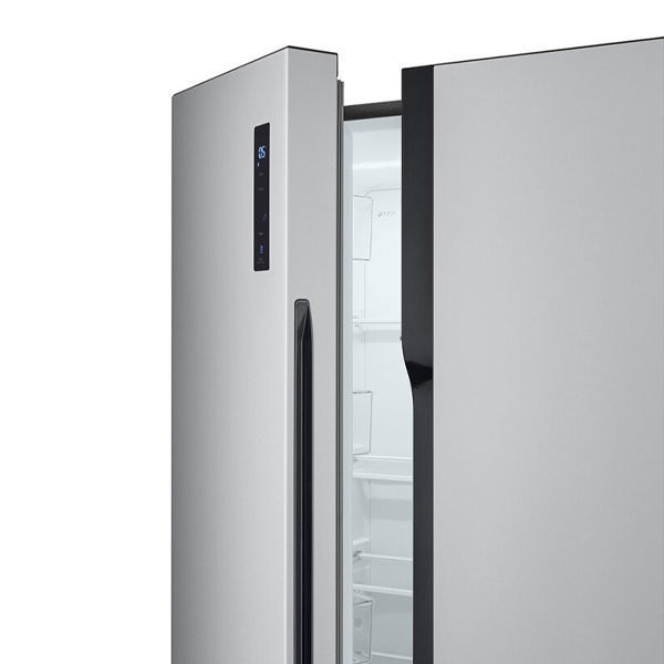 El-Iraqi Company | LG 519 litter, Side-By-Side Refrigerator Silver ...