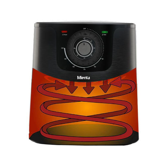 El-Iraqi Company | Mienta Air Fryer Mega 5.5 L 1700 Watt Black - AF47534A