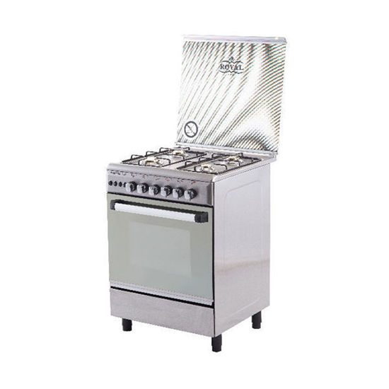 El-Iraqi Company | Royal Gas Cooker Tower 4 Burners 60×60 cm With Fan ...