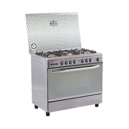 El-Iraqi Company | Royal Gas Cooker Caesar Cast Digital 5 Burners 60*90 ...