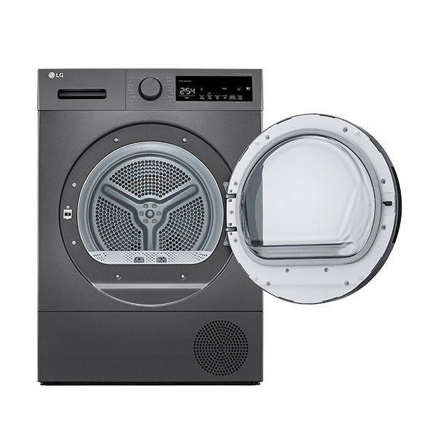 El-Iraqi Company | LG Heat Pump Dryer, 8kg Capacity, A++, Dark Silver ...