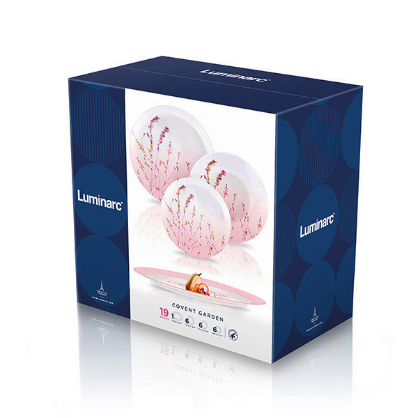 El-Iraqi Company | Luminarc Arcopyrex 19 Pieces TROMPETTE Pink