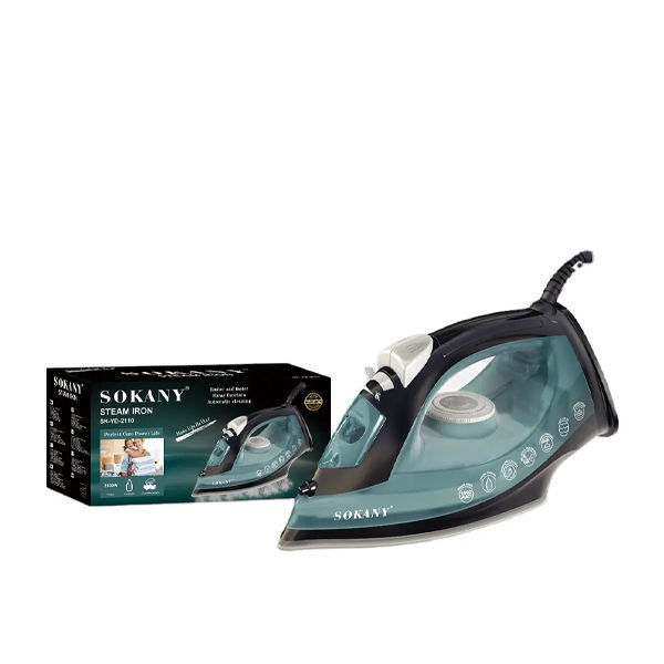 El-Iraqi Company | Sokany Steam Iron 2000 Watt Blue SK-YD-2110