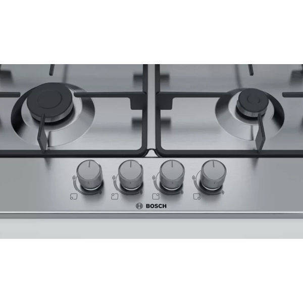 El-Iraqi Company | BOSCH Built-in Hob Gas Hob 60 cm Stainless - PGP6B5O62Q