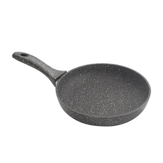 El-Iraqi Company | Saflon Granite frying pan Size 18 Grey circular
