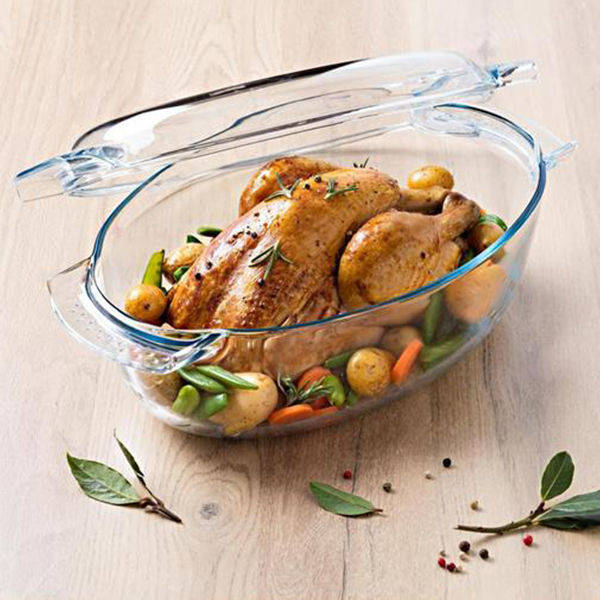 El-Iraqi Company | Pyrex Oval Casserole Dish 5.5 Liter