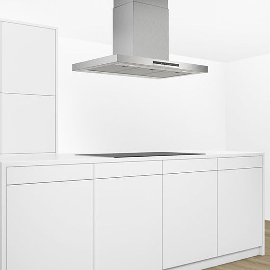 El-Iraqi Company | Bosch Island Hood Serie 4 Stainless Steel Digital ...
