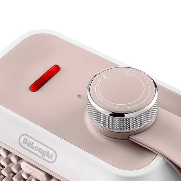 El-Iraqi Company | Delonghi Ceramic Heater 360 Watt White*pink HFX10B03.PK