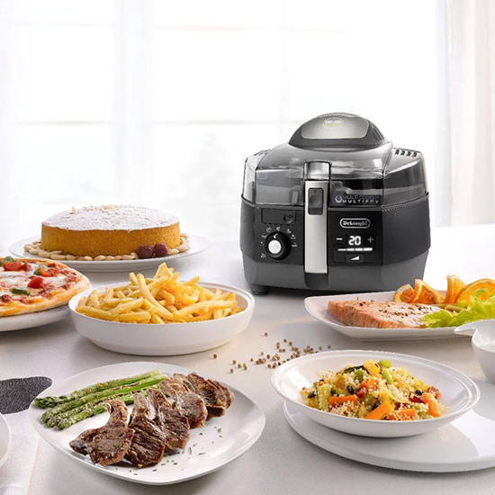 El-Iraqi Company | Delonghi MultiFry Deep Fryer Multi Cooker with Grill ...
