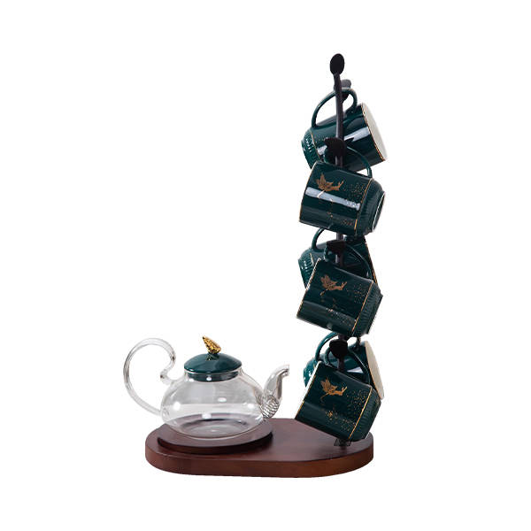 El-Iraqi Company | Nour Al Mostafa Thermal Porcelain Tea Set 17 Pieces ...