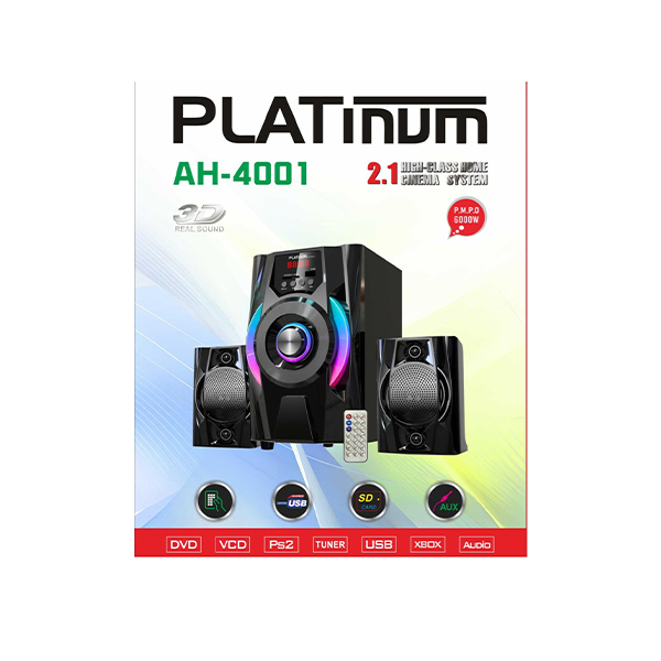 El-Iraqi Company | Platinum Subwoofer Speaker Black AH-4001