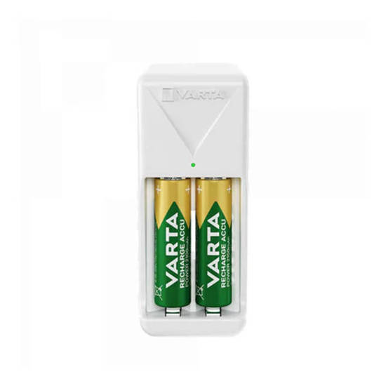 El-Iraqi Company | VARTA Mini Charger 2-AA 2100mAh NiMH Battery Charger ...