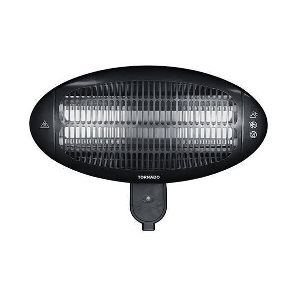 El-Iraqi Company | TORNADO Wall Mounted Halogen Heater 2000 Watt Black ...