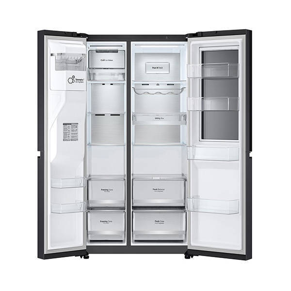 El-Iraqi Company | LG Refrigerator Instaview 635 Liter Door-in-Door Black GC-X257CQHW