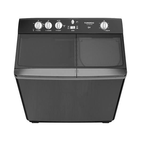 El-Iraqi Company | TORNADO Washing Machine Half Auto 12 Kg Black TVH ...