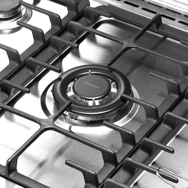 شركة العراقى | بوتجاز يونيون اير اي كوك اوتو كوك هايبرد 60*90 سم 5 شعلة ستانلس ستيل C69SS-GC-511 ...