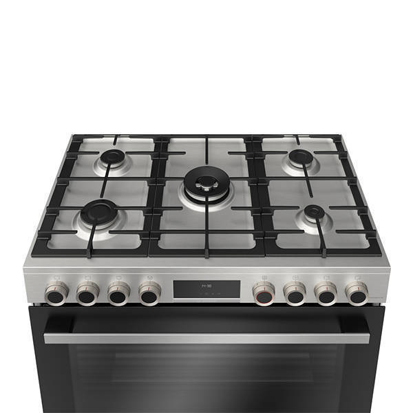 El-Iraqi Company | Bosch Gas Cooker 90*60 CM 5 Burners Stainless Steel ...