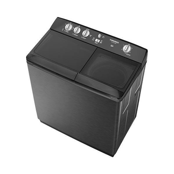 El-Iraqi Company | TORNADO Washing Machine Half Auto 7 Kg Silver x ...