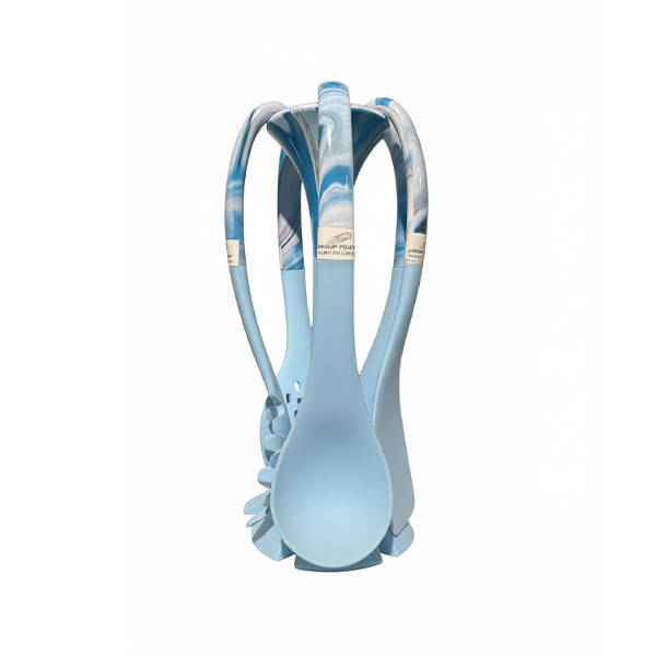El-Iraqi Company | Tiger spoon set 6 pieces with stand Marble
